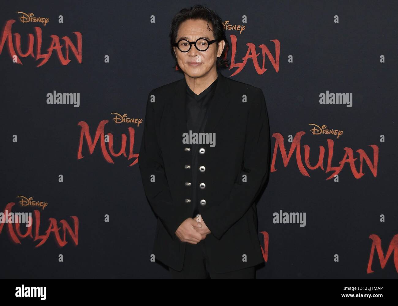 Jet Li arrives at the Disney’s MULAN World Premiere held at the Dolby ...
