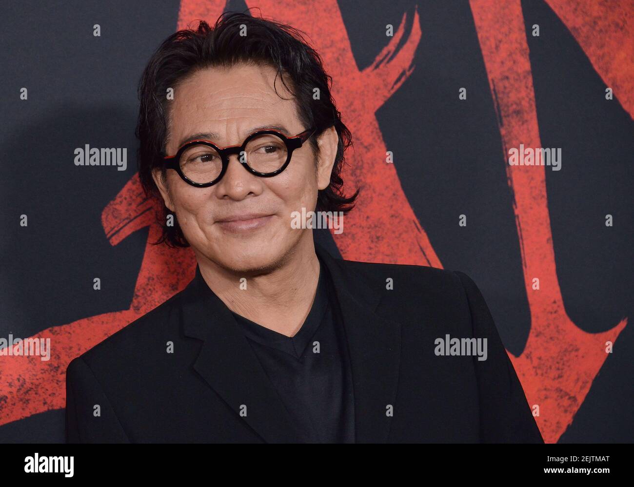 Jet Li arrives at the Disney’s MULAN World Premiere held at the Dolby ...