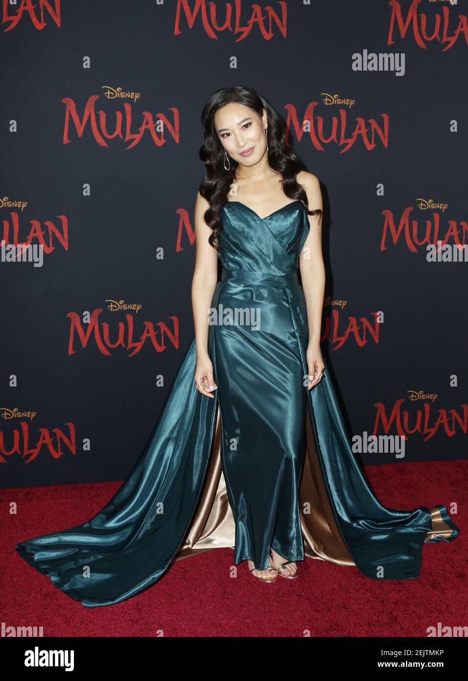 Susan Tang, Xana Tang walking the red carpet at Premiere Of Disney's ...