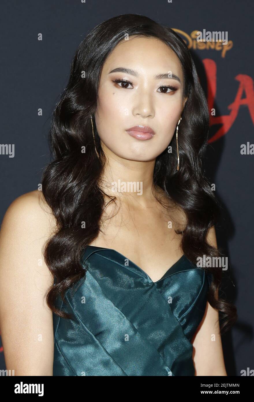 Susan Tang, Xana Tang walking the red carpet at Premiere Of Disney's ...