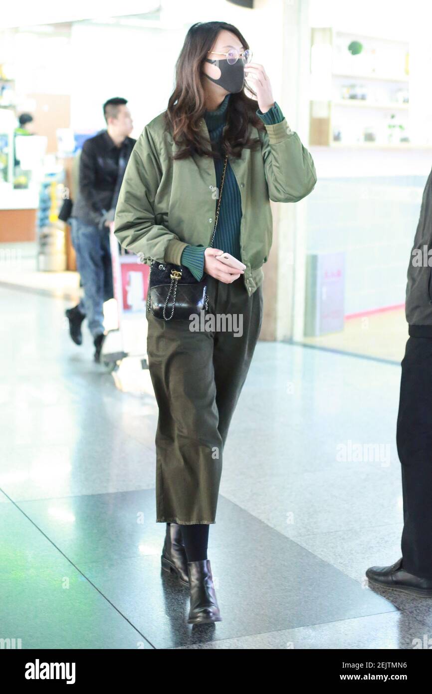Former female Chinese volleyball player Hui Ruoqi arrives at a Beijing ...