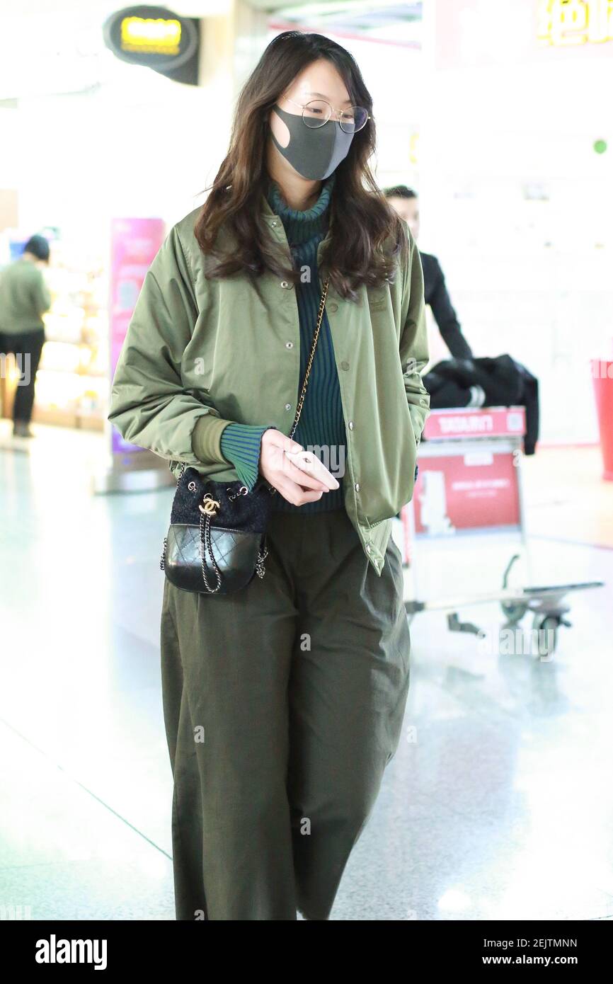 Former female Chinese volleyball player Hui Ruoqi arrives at a Beijing ...