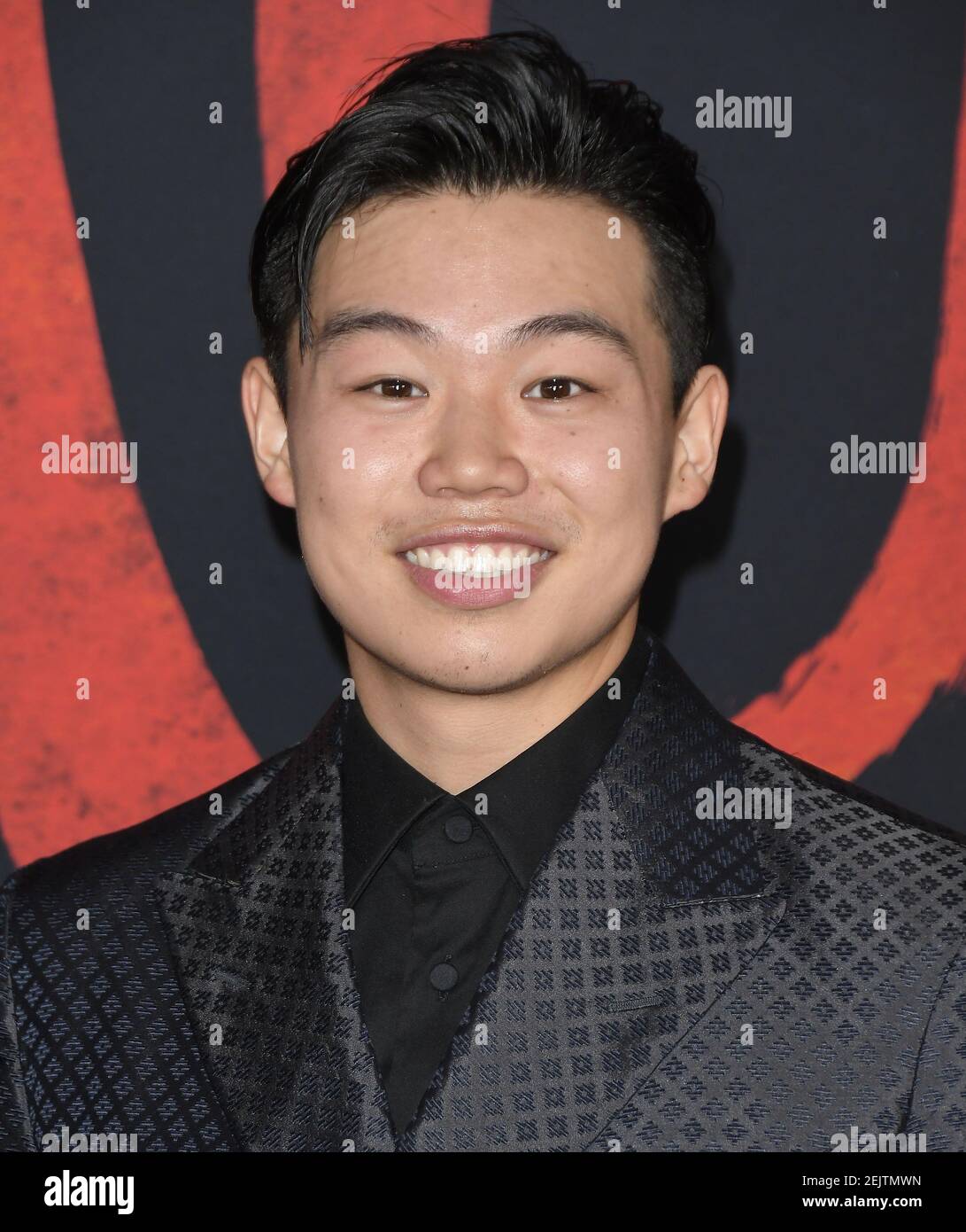 Jun Yu arrives at the Disney’s MULAN World Premiere held at the Dolby ...