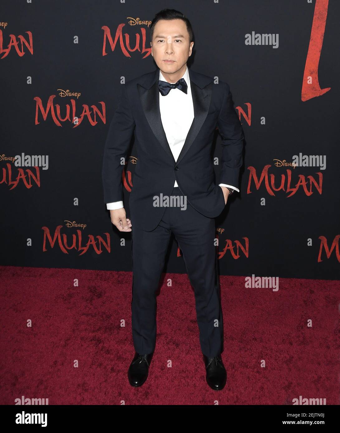 Donnie Yen arrives at the Disney’s MULAN World Premiere held at the ...