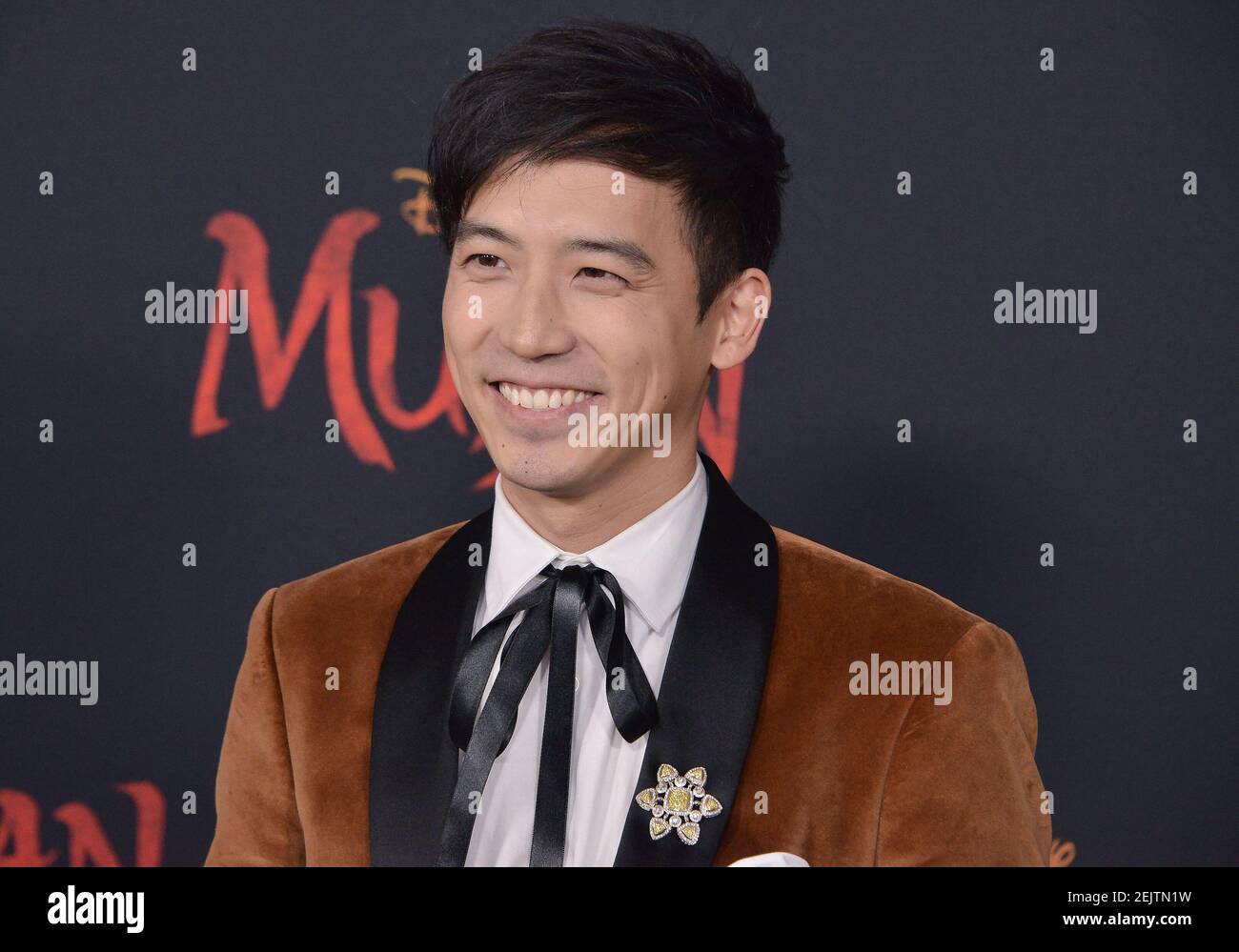 Jimmy Wong arrives at the Disney’s MULAN World Premiere held at the ...