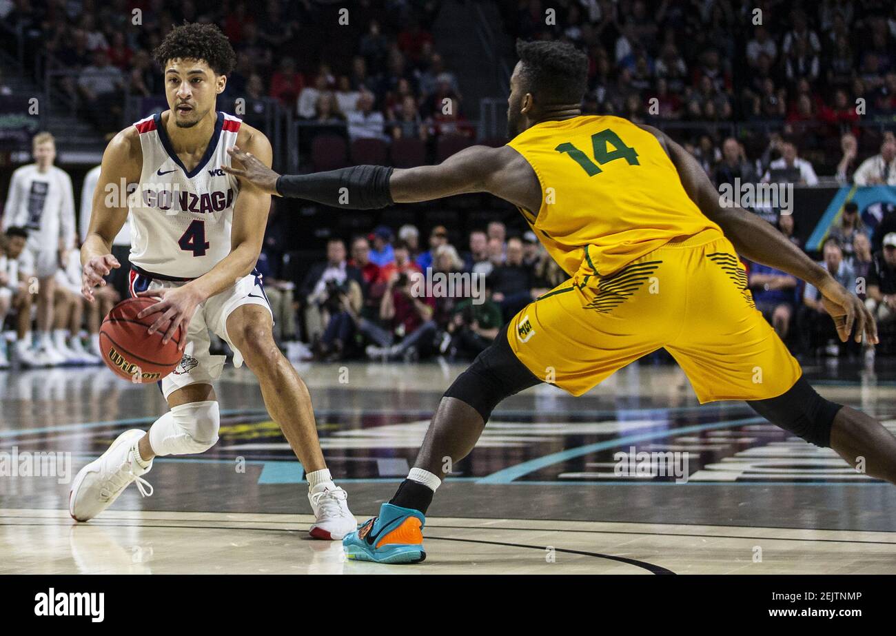 Mar 09 2020 Las Vegas, NV, U.S.A. Gonzaga Bulldogs guard Ryan Woolridge ...