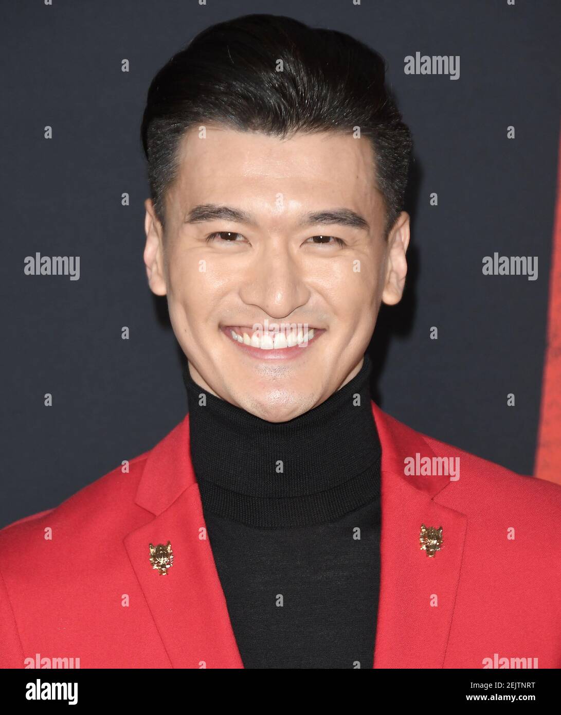 Chen Tang arrives at the Disney’s MULAN World Premiere held at the ...