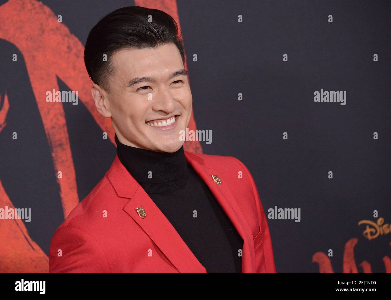 Chen Tang arrives at the Disney’s MULAN World Premiere held at the ...