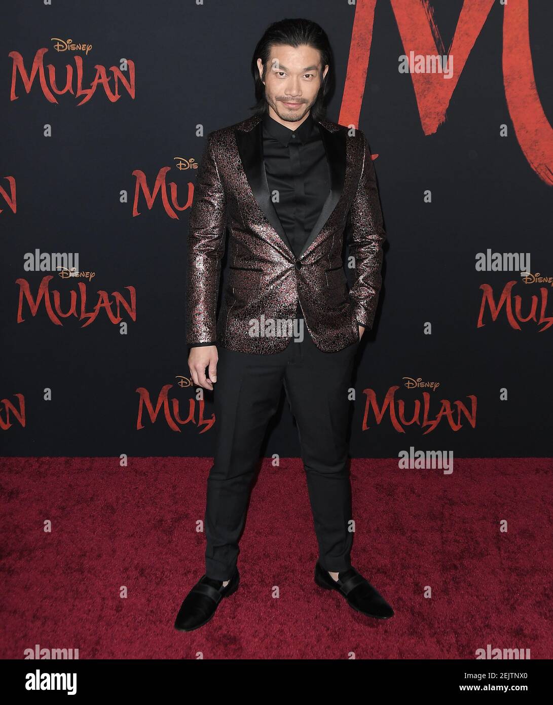 Nelson Lee arrives at the Disney’s MULAN World Premiere held at the ...