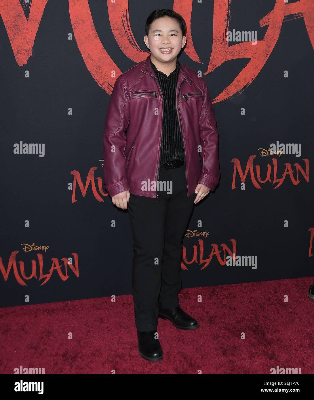 Albert Tsai arrives at the Disney’s MULAN World Premiere held at the ...