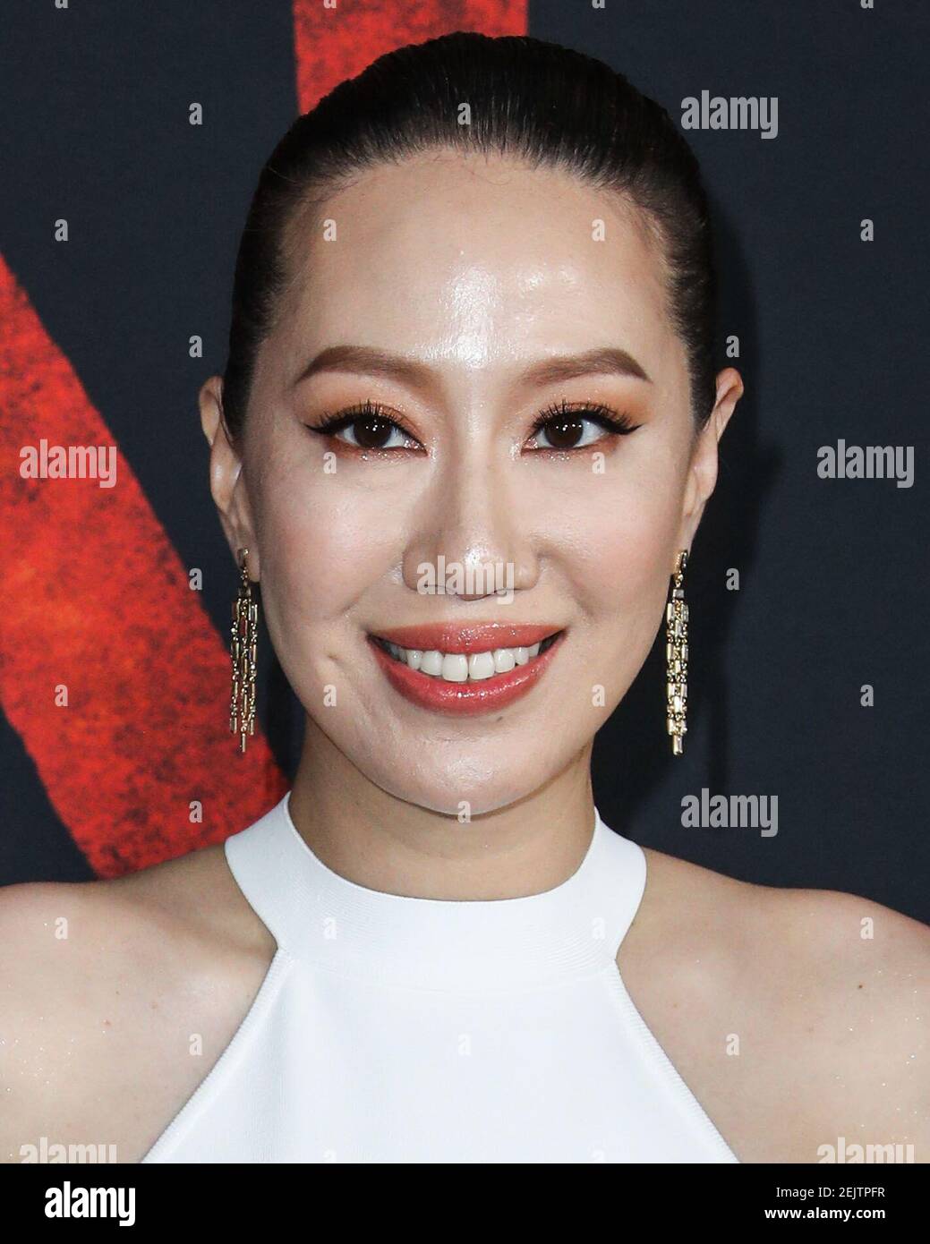 HOLLYWOOD, LOS ANGELES, CALIFORNIA, USA - MARCH 09: Cissy Wang arrives ...