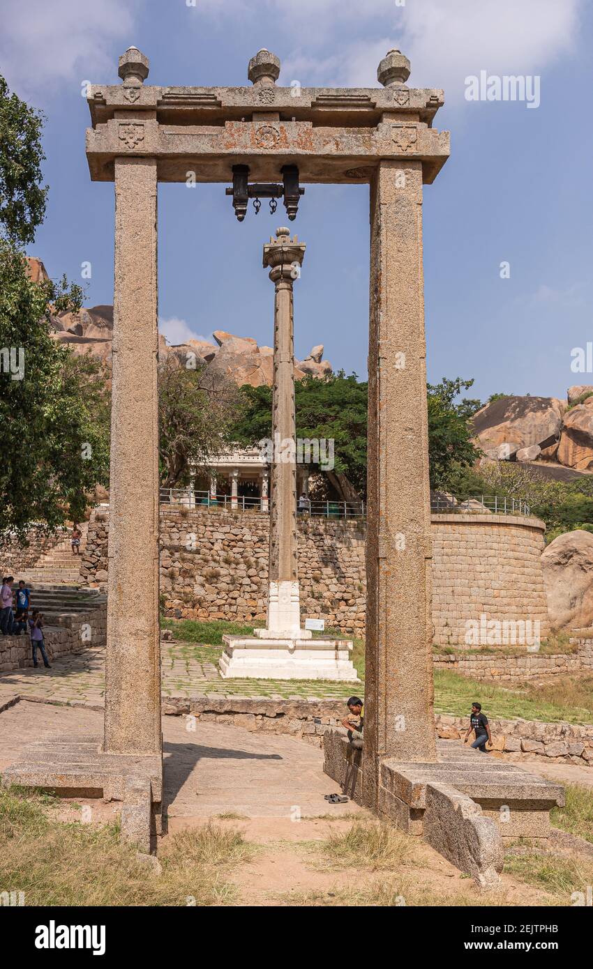 Chitradurga, Karnataka, India - November 10, 2013: Fort or Elusuttina ...