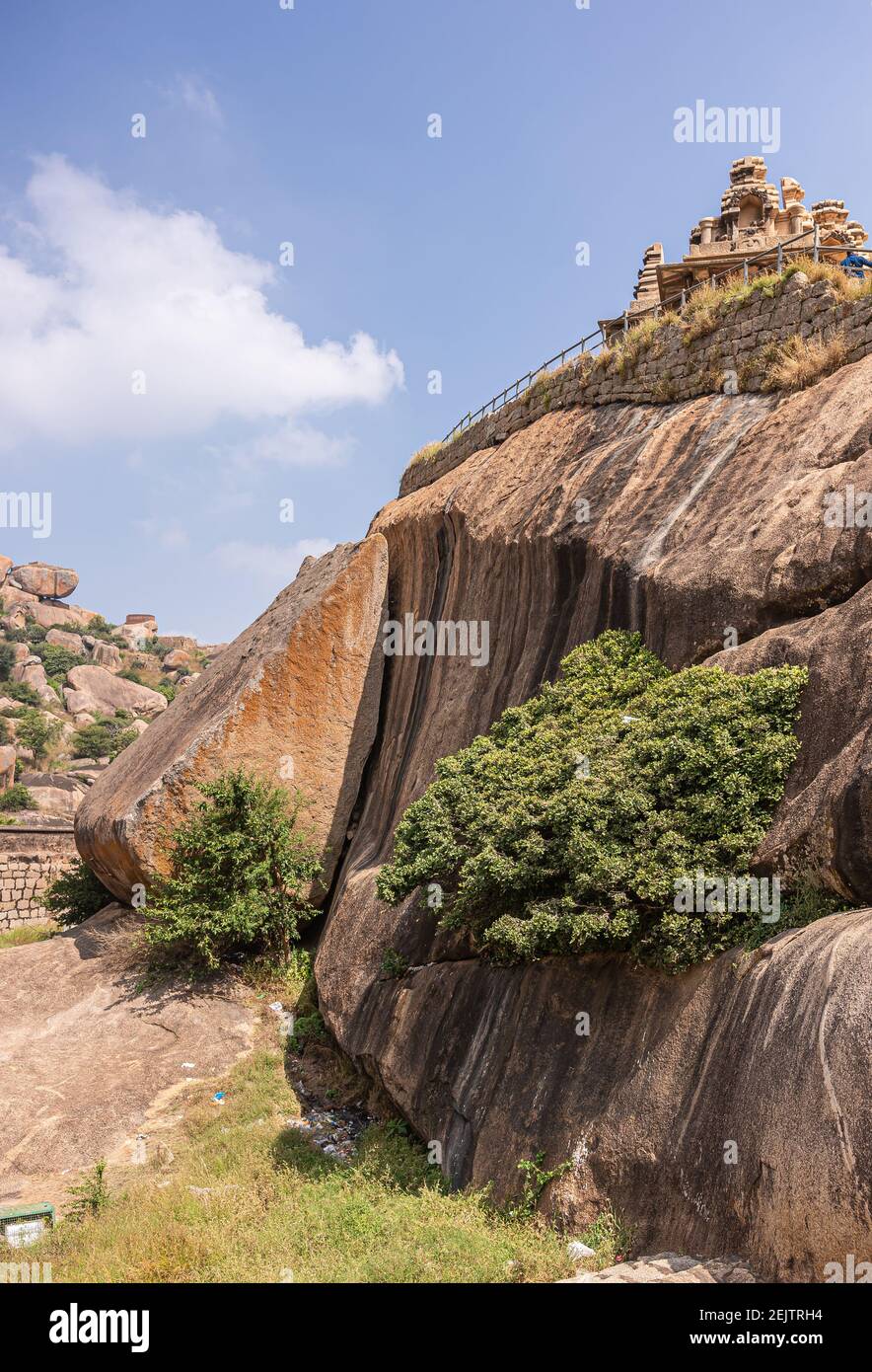 Chitradurga, Karnataka, India - November 10, 2013: Fort or Elusuttina ...