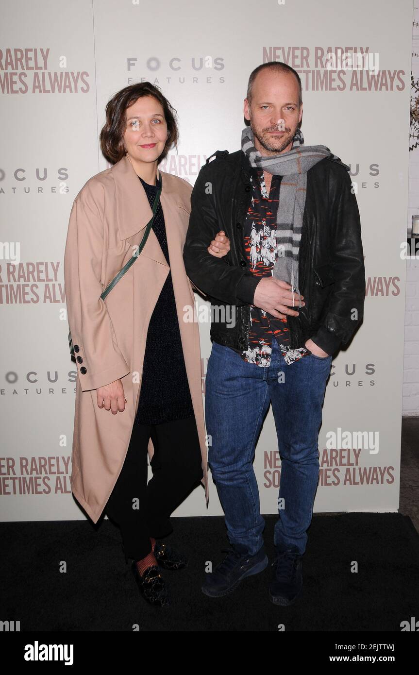 Maggie Gyllenhaal and Peter Sarsgaard attend the Never Rarely Sometimes ...