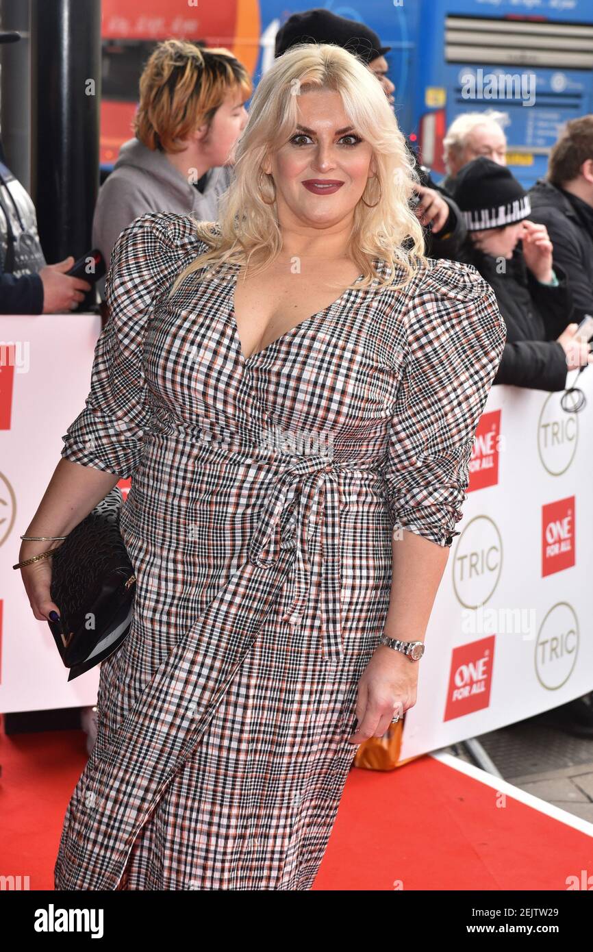 Jodie Prenger attends the TRIC Awards 2020 at The Grosvenor House in ...