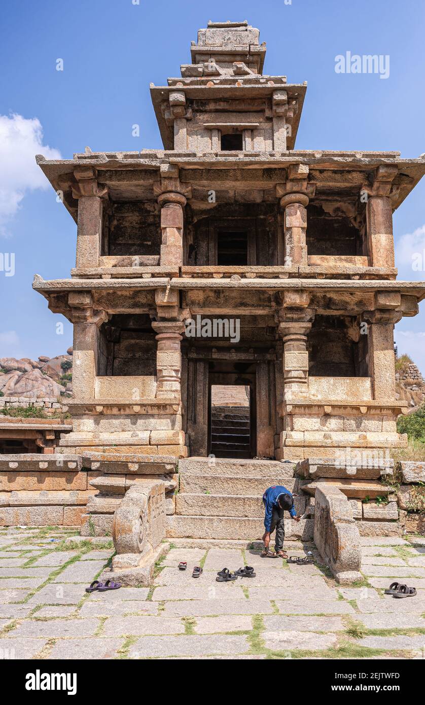 Chitradurga, Karnataka, India - November 10, 2013: Fort or Elusuttina ...
