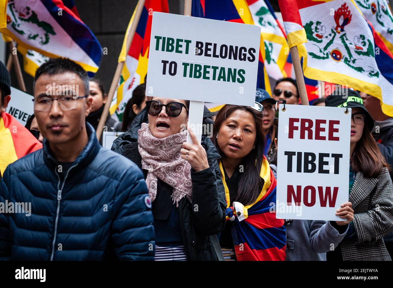 Tibetans commemorate the 1959 Tibetan Uprising against the invasion of ...