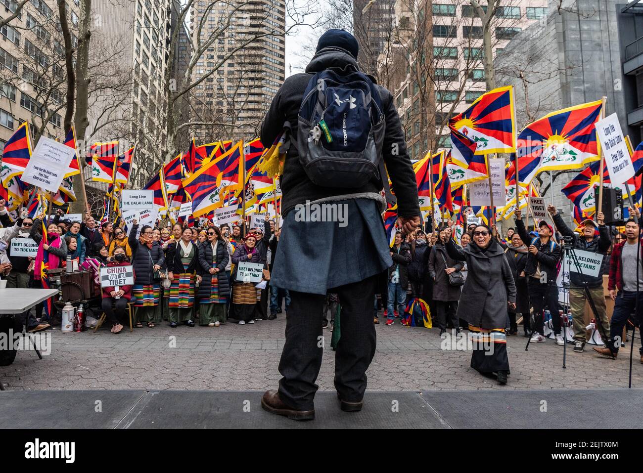 Tibetans commemorate the 1959 Tibetan Uprising against the invasion of ...