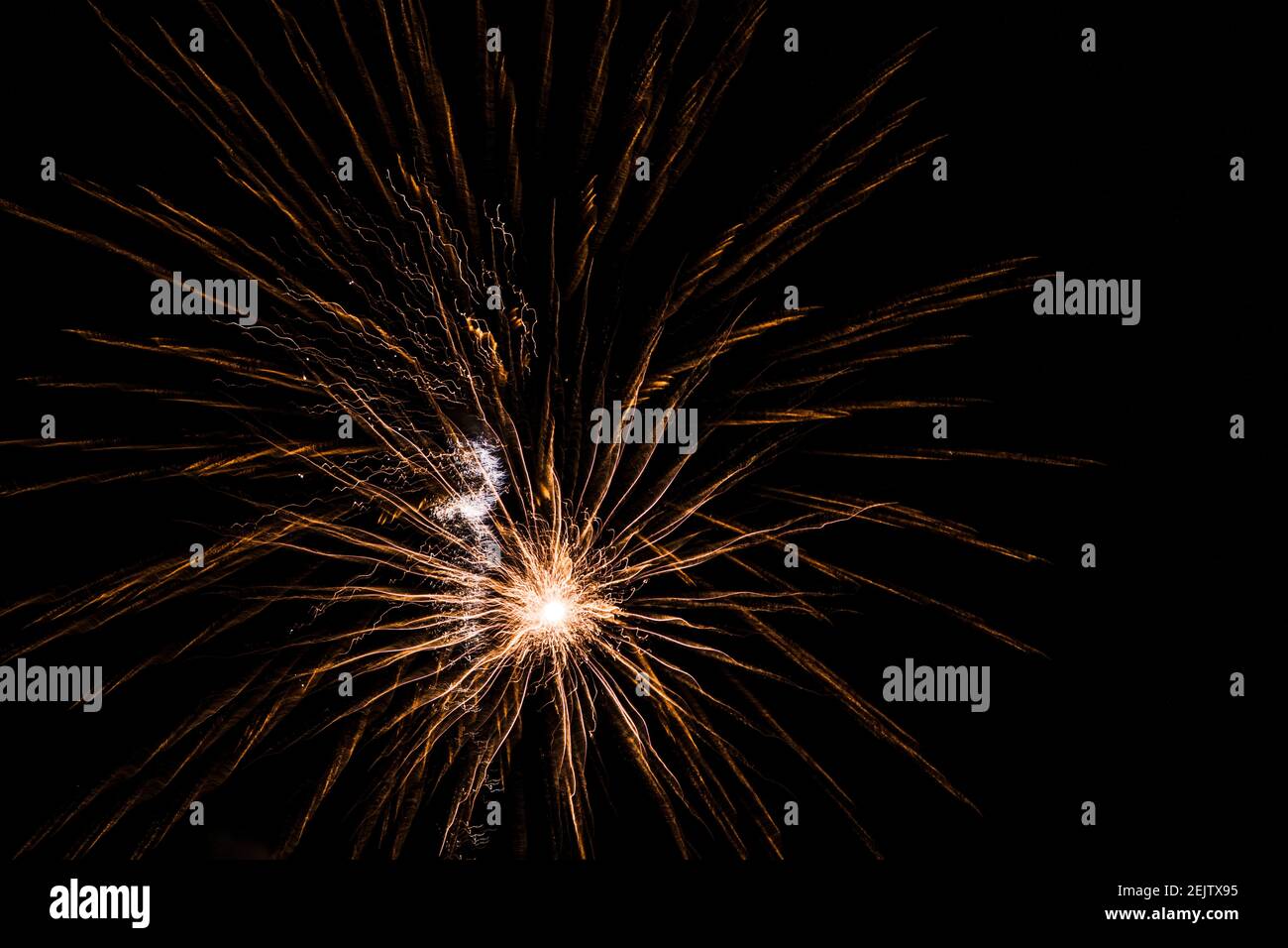 Fireworks on the Fourth of July over the Atlantic Ocean in Surfside ...