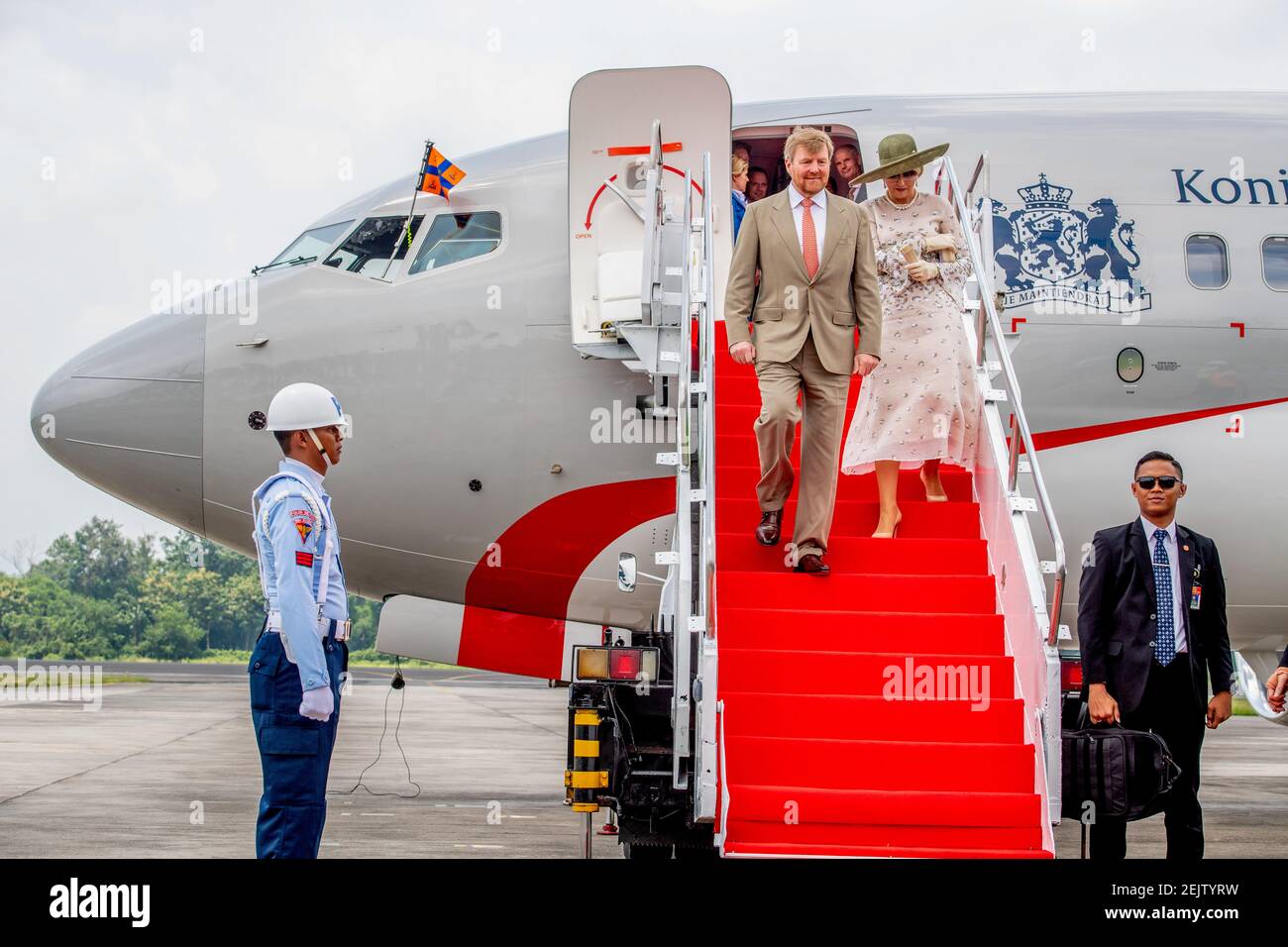 King Willem-Alexander and Queen Maxima of The Netherlands arrive at the ...
