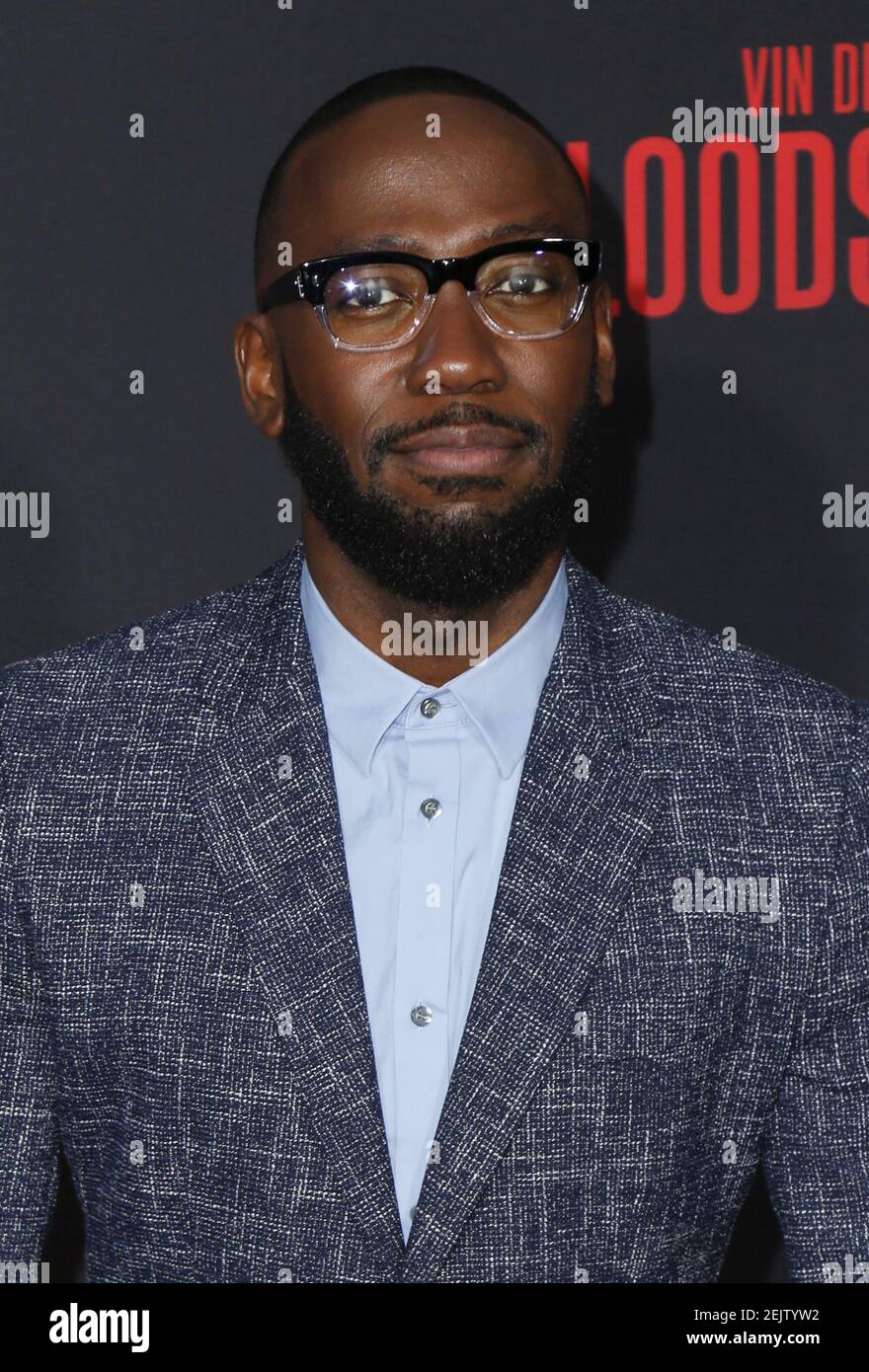 Lamorne Morris walking the red carpet at Premiere Of Sony Pictures ...