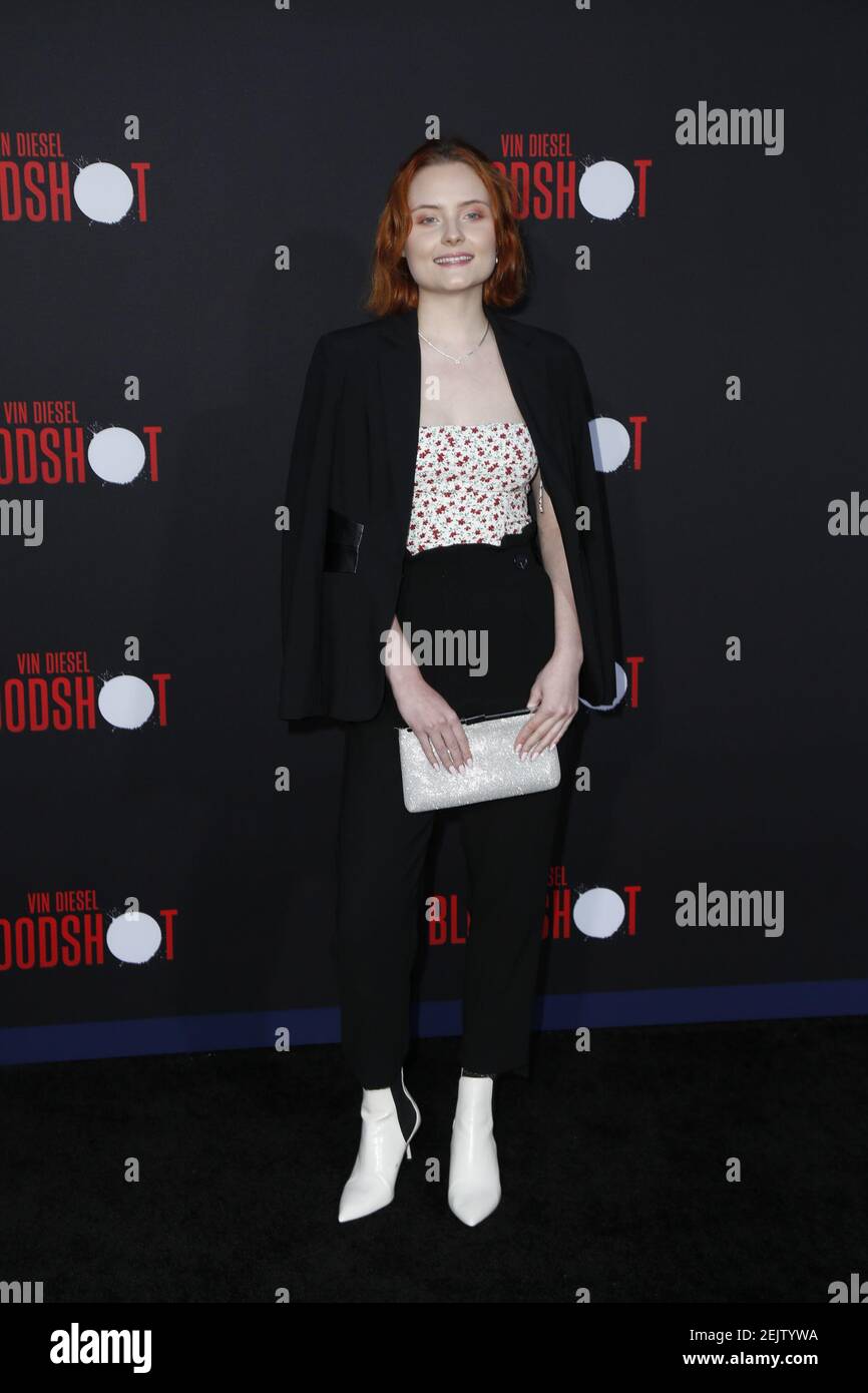 Josephine Relli walking the red carpet at Premiere Of Sony Pictures ...