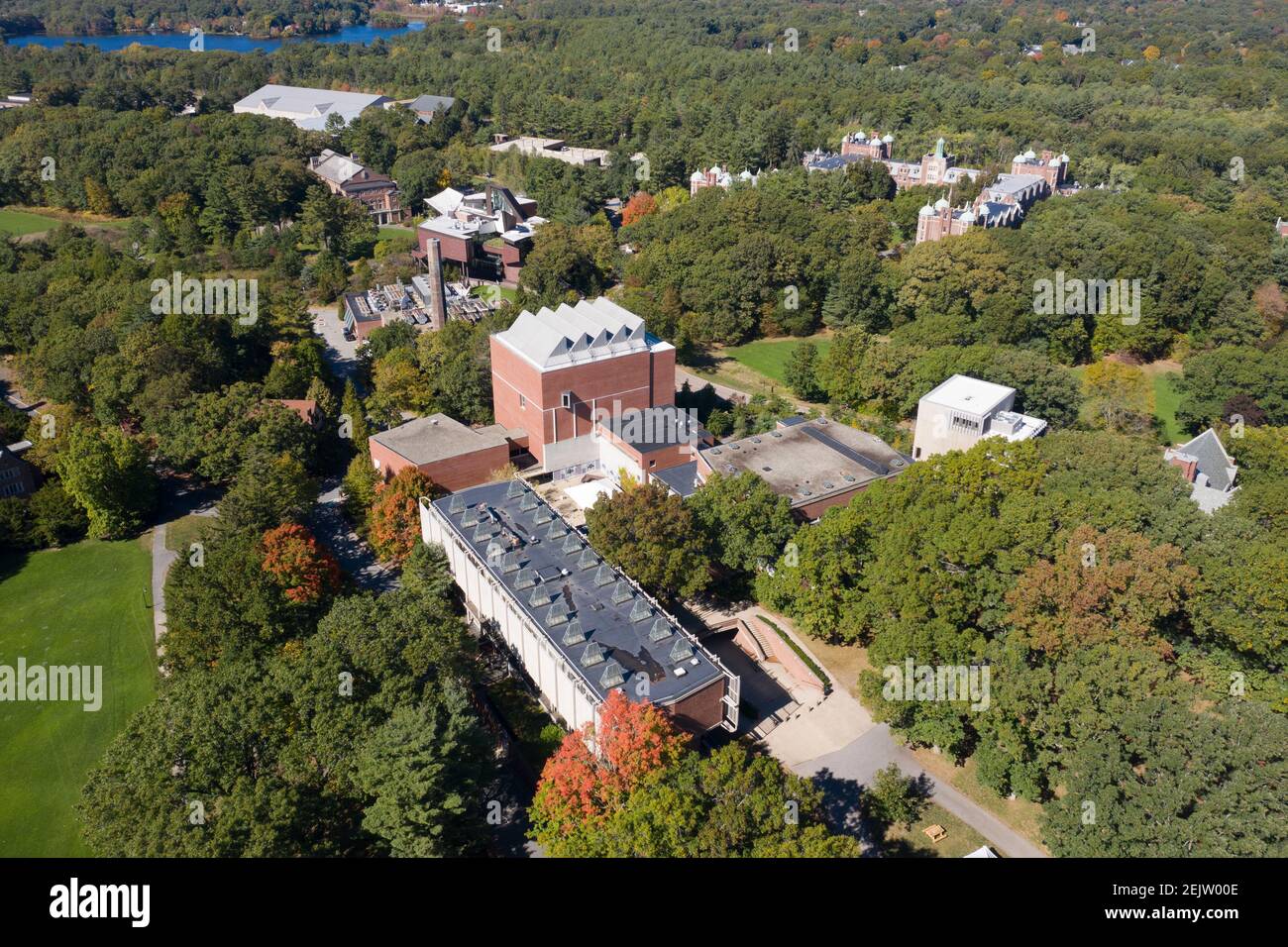 Jewett Arts Center, Wellesley College, Wellesley, MA, USA Stock Photo ...