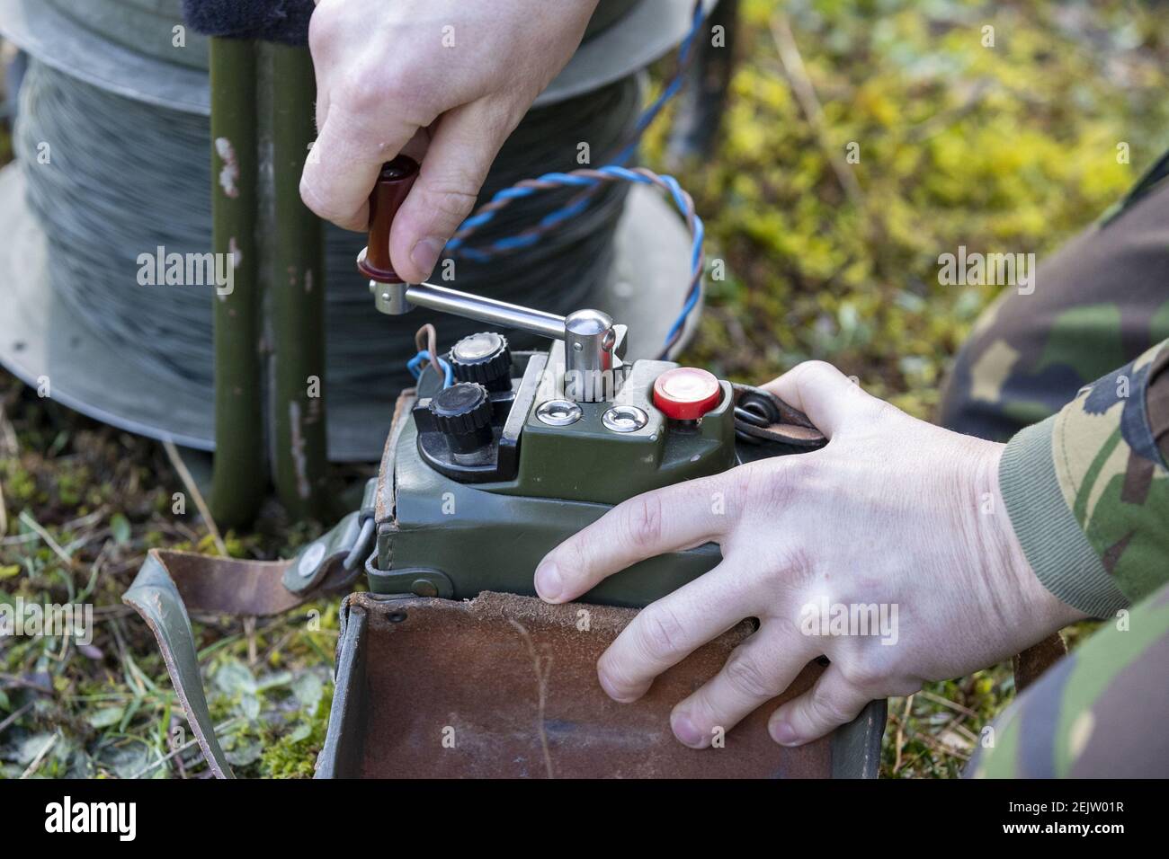 LOCHEM, 11-03-2020, Netherland, Dutchnews, explosion of the V1 bomb in ...