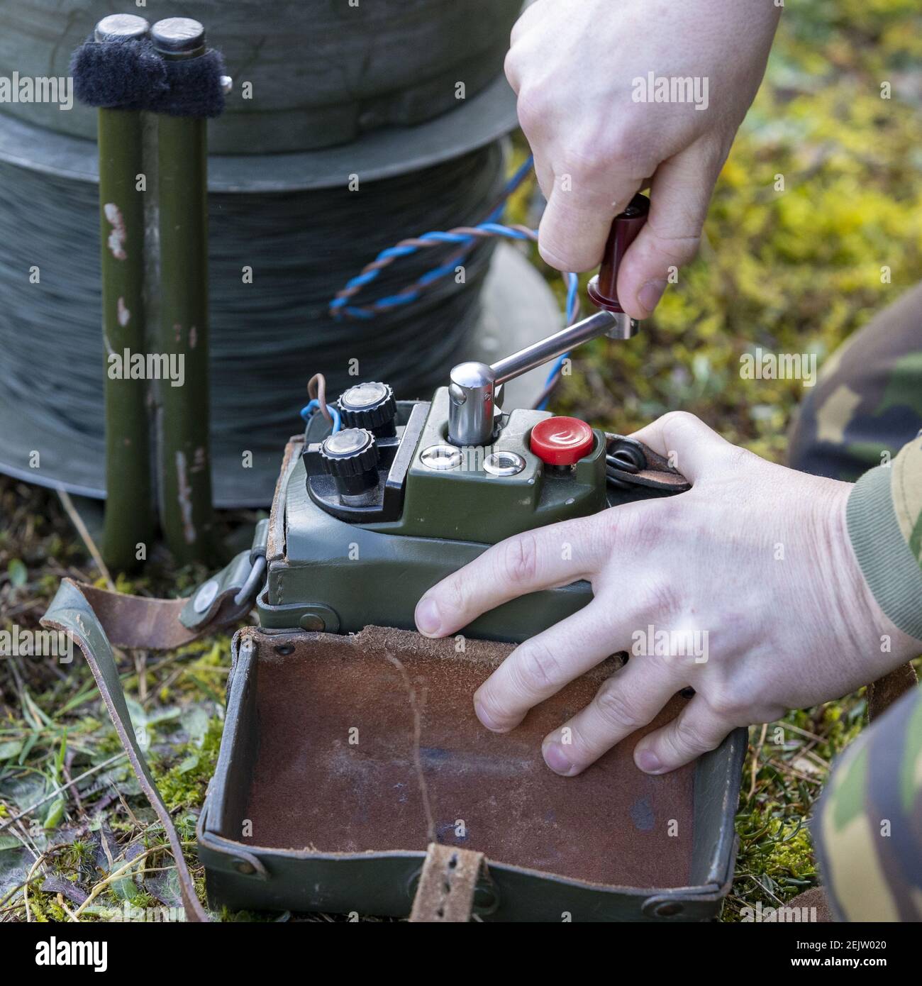 LOCHEM, 11-03-2020, Netherland, Dutchnews, explosion of the V1 bomb in ...