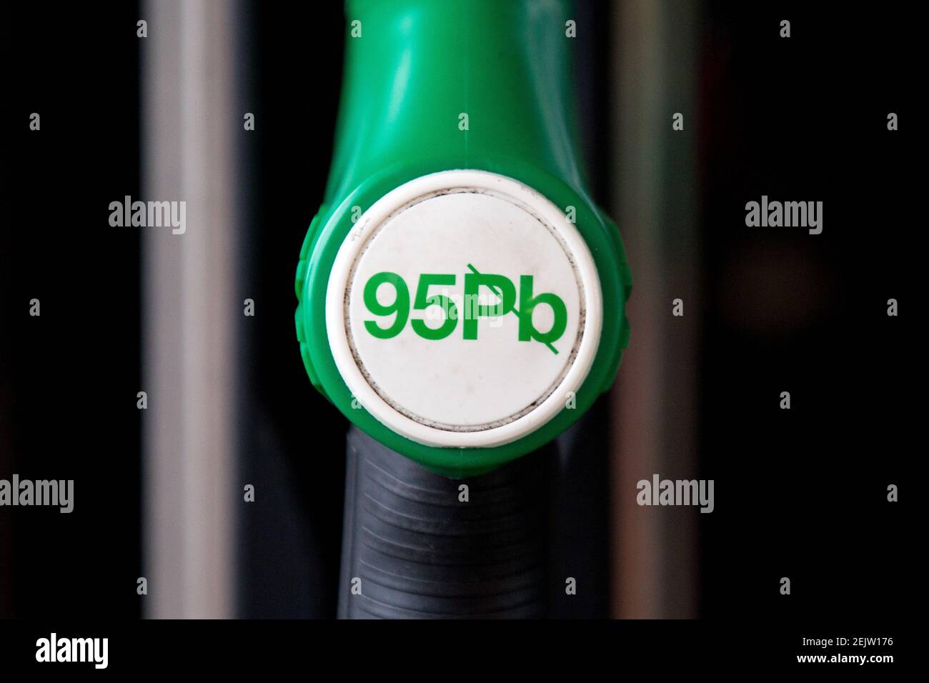 Super 95 fuel dispenser seen at the Total petrol station. (Photo by ...