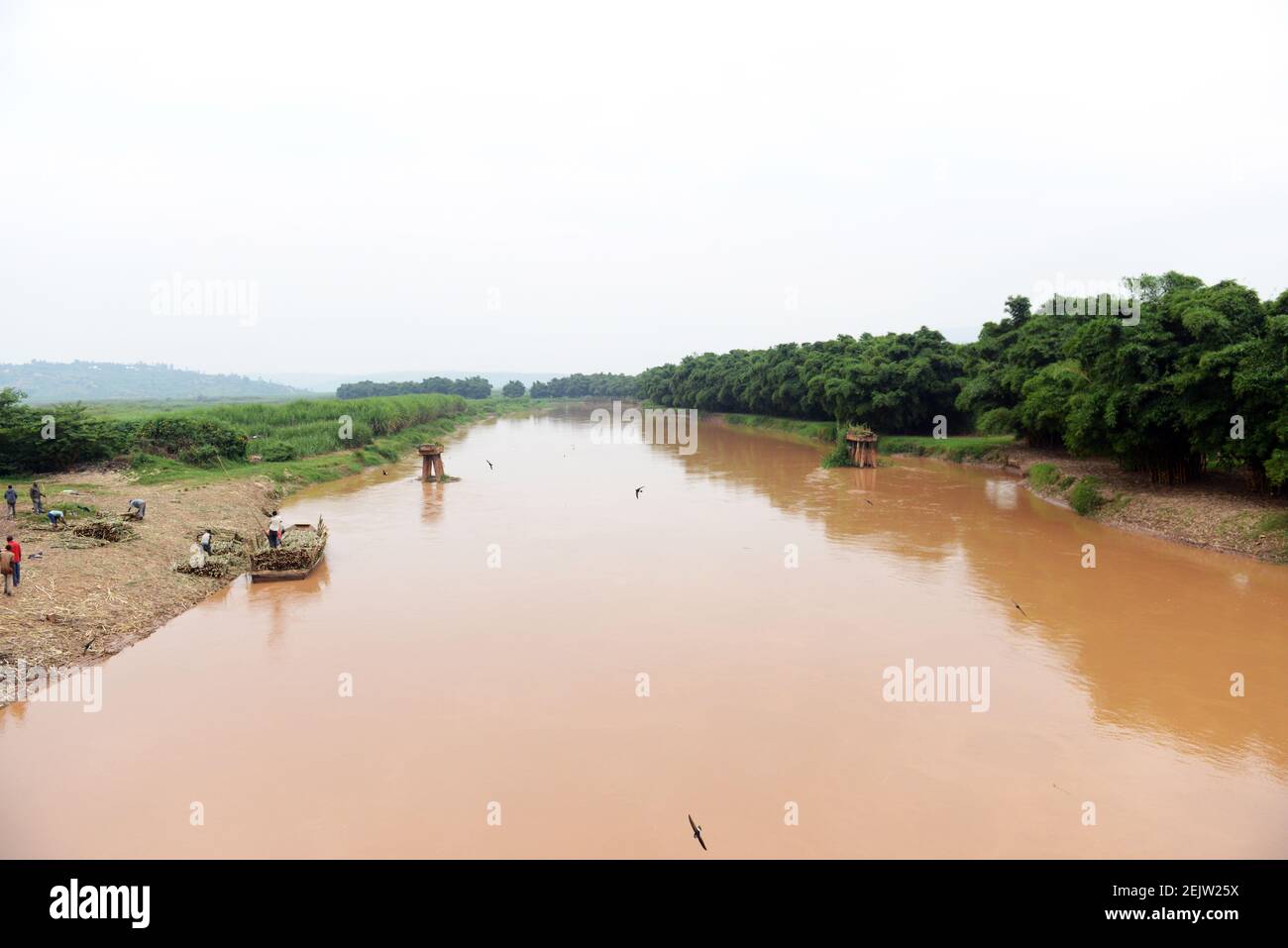 The Nyabarongo in Rwanda Stock Photo - Alamy