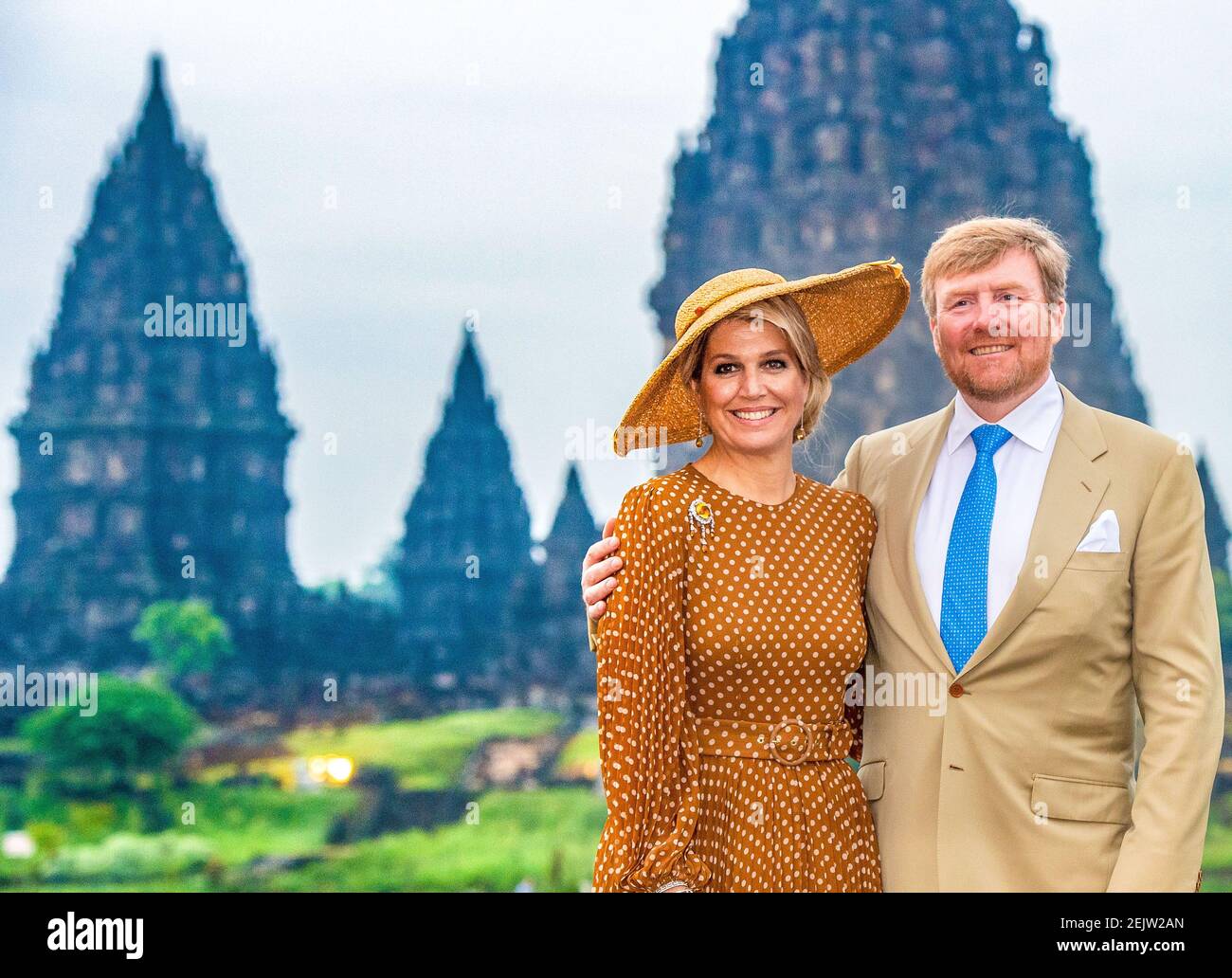 King Willem-Alexander and Queen Maxima of The Netherlands posing at the ...