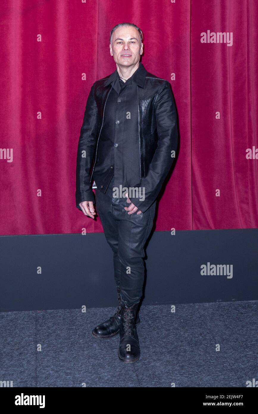 Exhibit curator Matthew Yokobosky attends the Opening Party of the ...