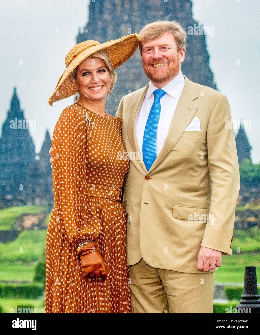 King Willem-Alexander and Queen Maxima of The Netherlands posing at the ...