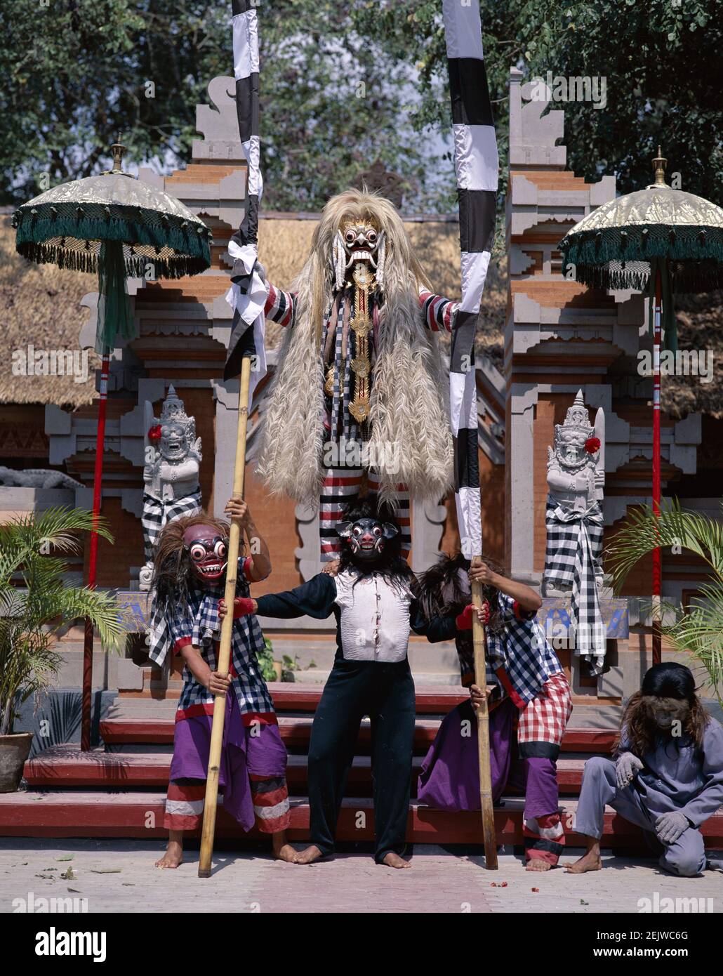 Asia,Indonesia, Bali, portrait of the mythical Balinese demon queen ...