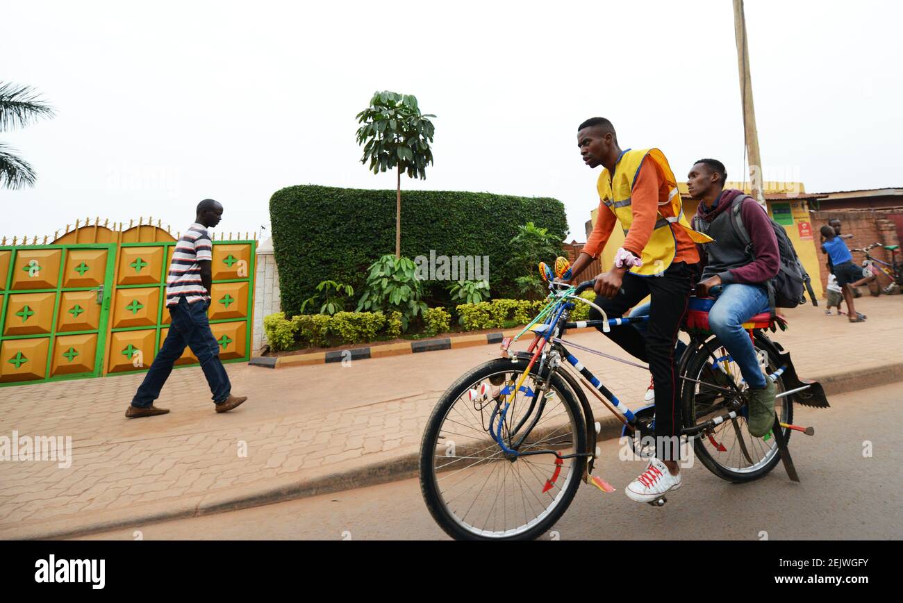 Cycle taxi in Kigali, Rwanda Stock Photo - Alamy