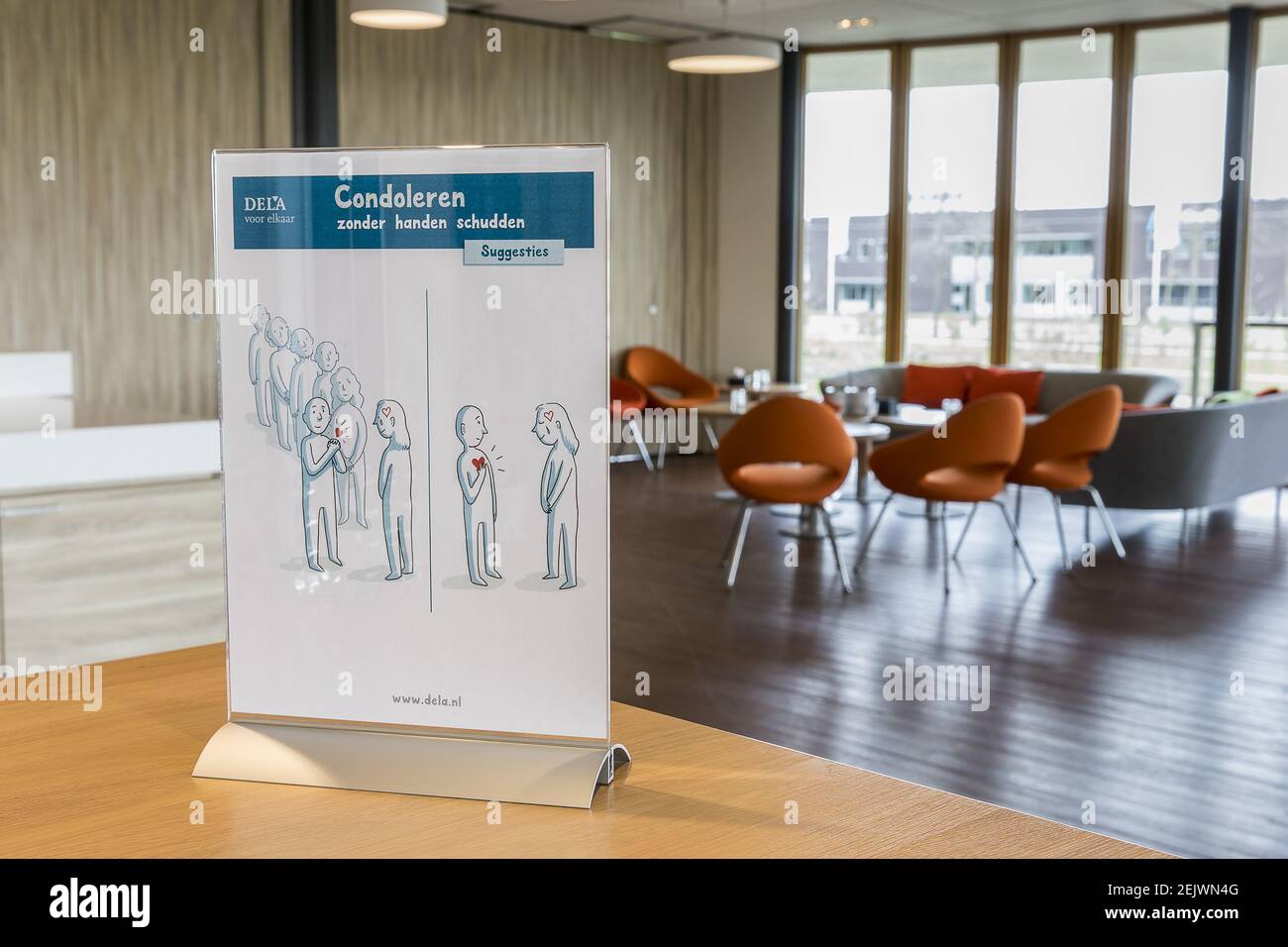 UTRECHT - 18-03-2020, Funeral parlour handles corona. Extra measures in ...