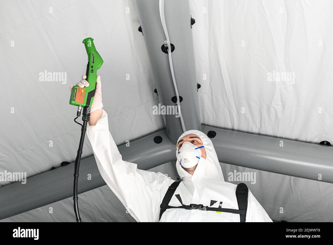 Sanification procedures at the Samaritan’s Purse Emergency Field ...