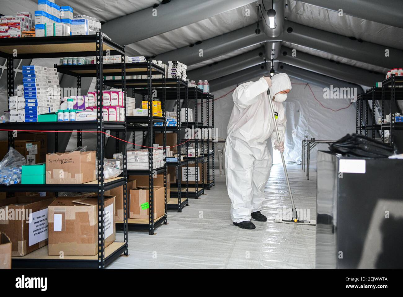 Sanification procedures at the Samaritan’s Purse Emergency Field ...