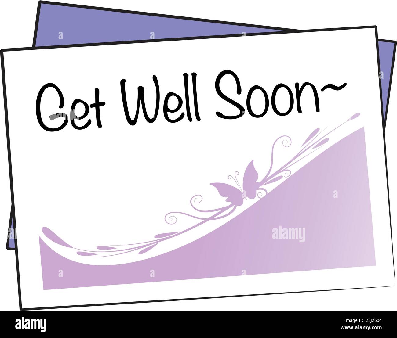 vector get well soon card design Stock Vector Image & Art - Alamy
