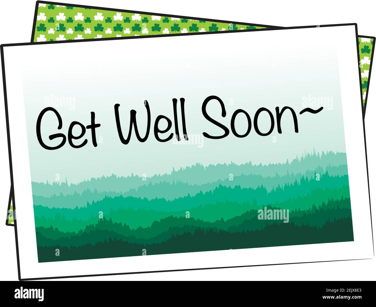 vector get well soon card design Stock Vector Image & Art - Alamy