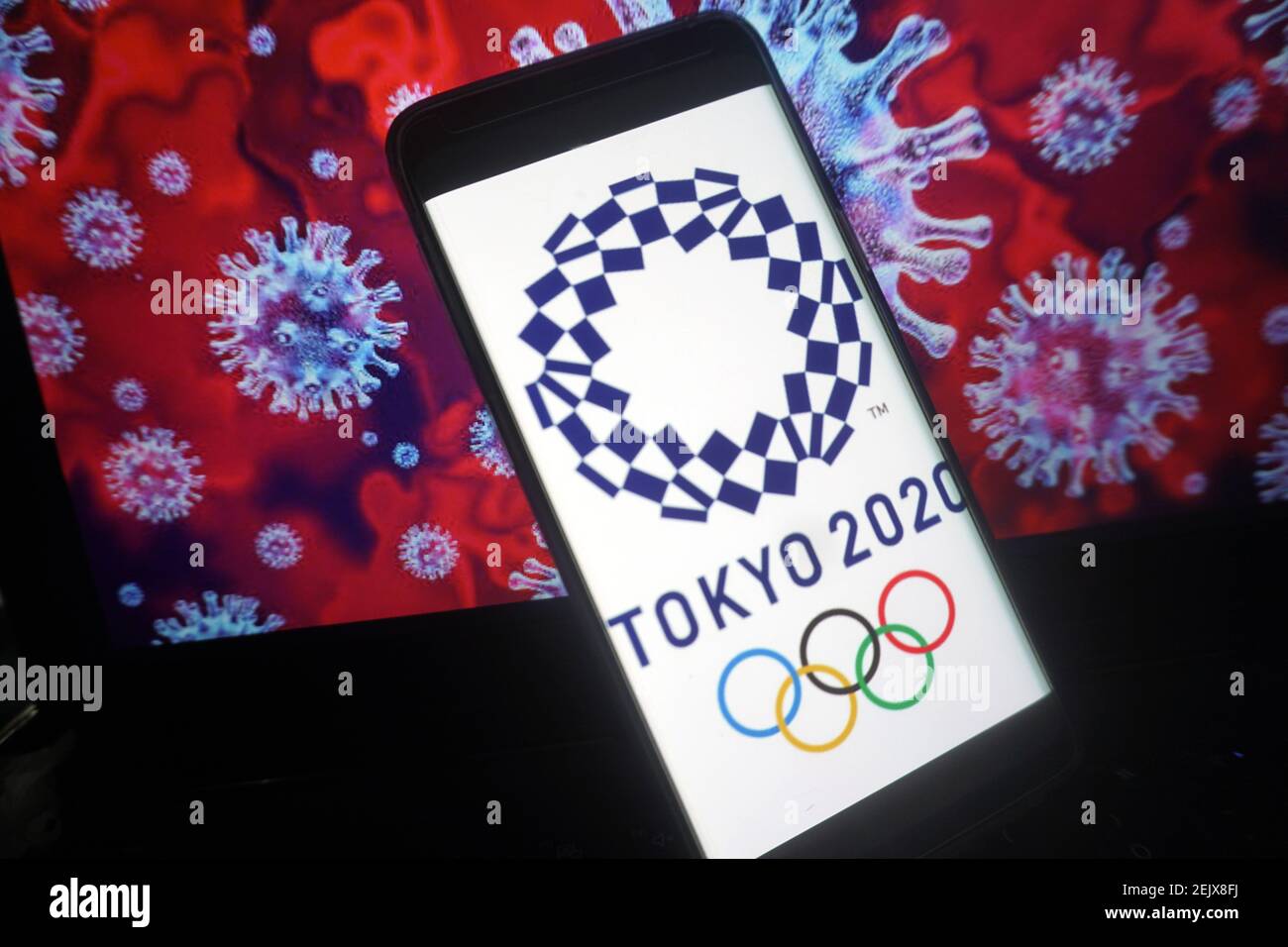 São Paulo (SP), 24/03/2020 -: In this photo illustration the 2020 Tokyo ...