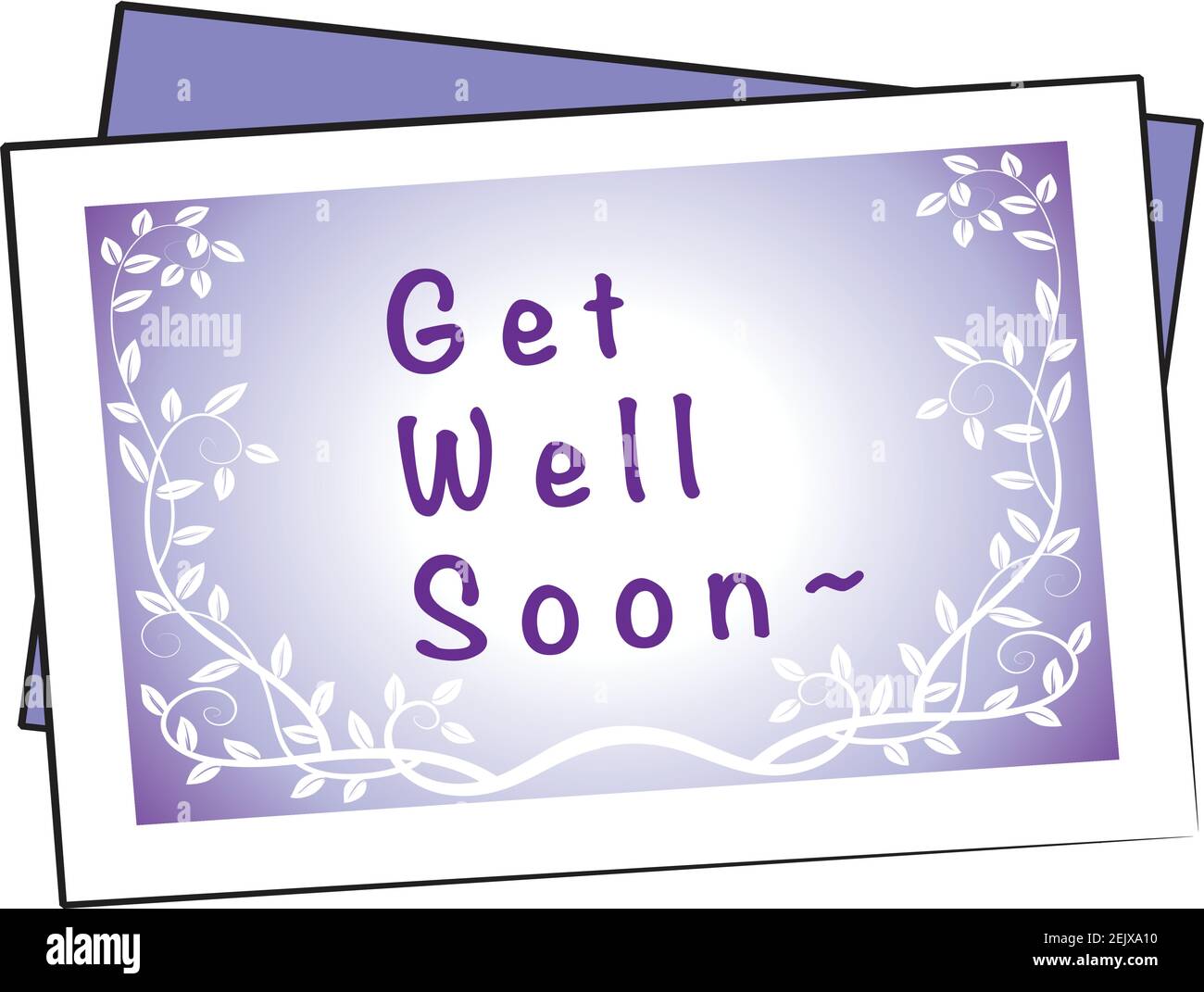 vector get well soon card design Stock Vector Image & Art - Alamy