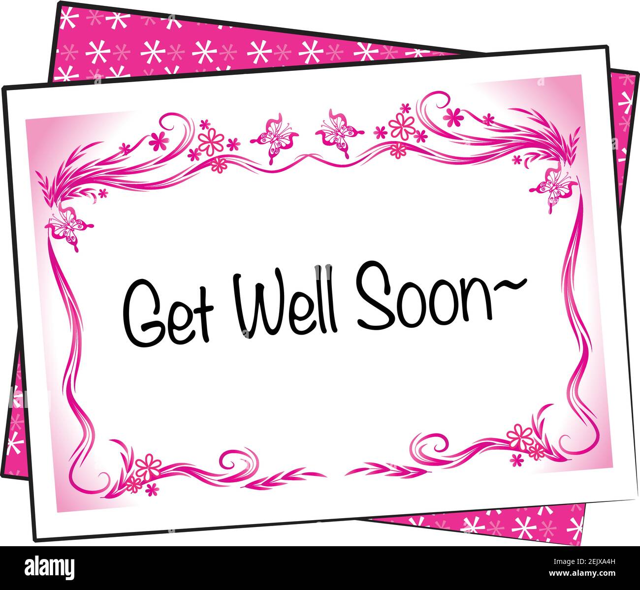 vector get well soon card design Stock Vector Image & Art - Alamy