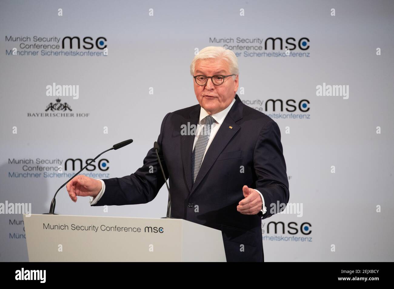 German Federal President Frank-Walter Steinmeier at the Day 1 on 14 ...