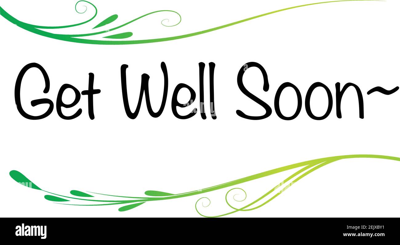 vector get well soon card design Stock Vector Image & Art - Alamy