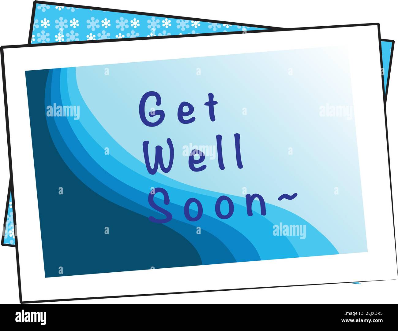 vector get well soon card design Stock Vector Image & Art - Alamy