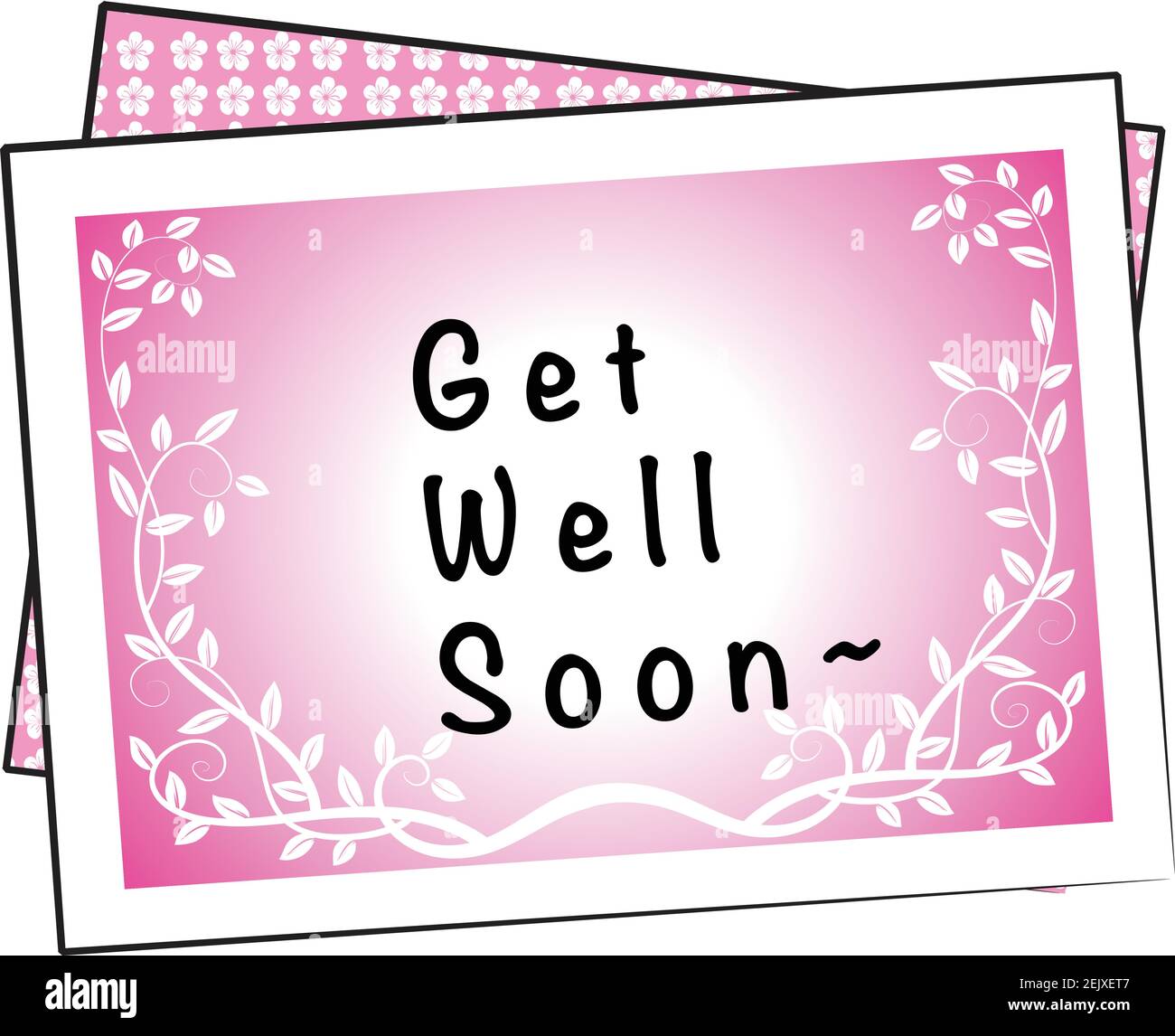 vector get well soon card design Stock Vector Image & Art - Alamy