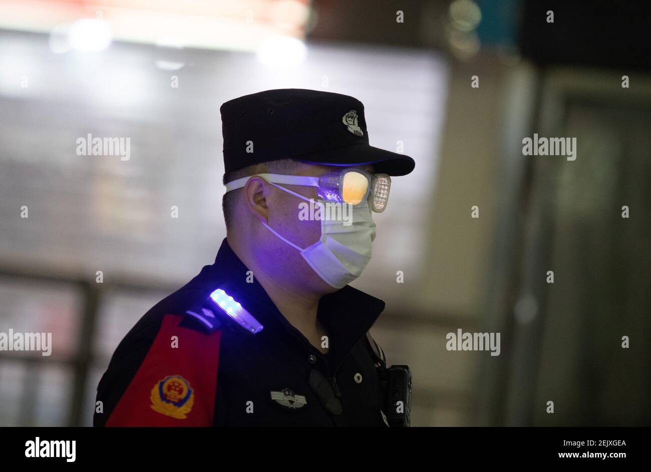 WUHAN, CHINA - MARCH 28, 2020 - Wuchang railway station is the first ...