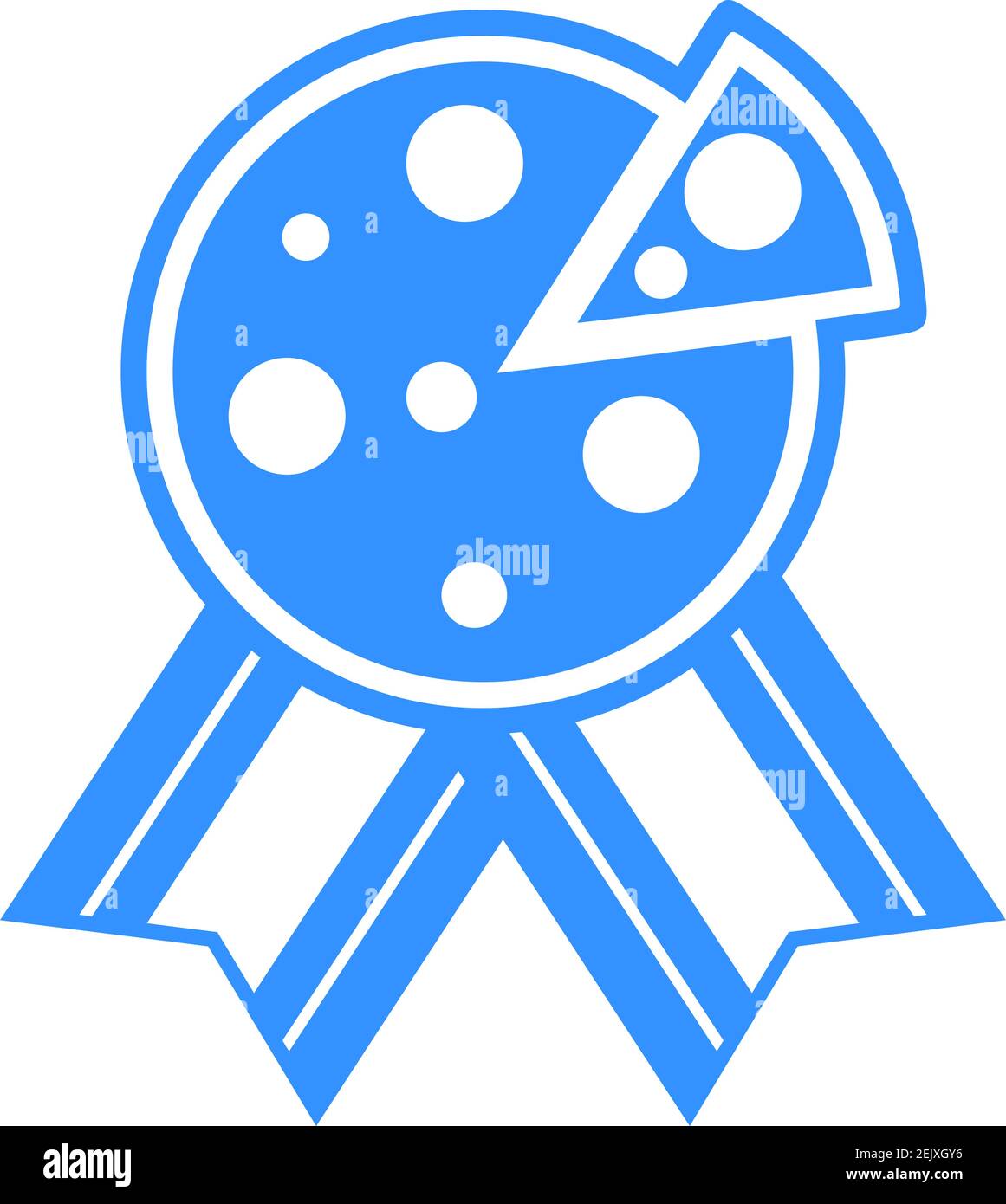 Pizza with blue cheese Stock Vector Images - Alamy